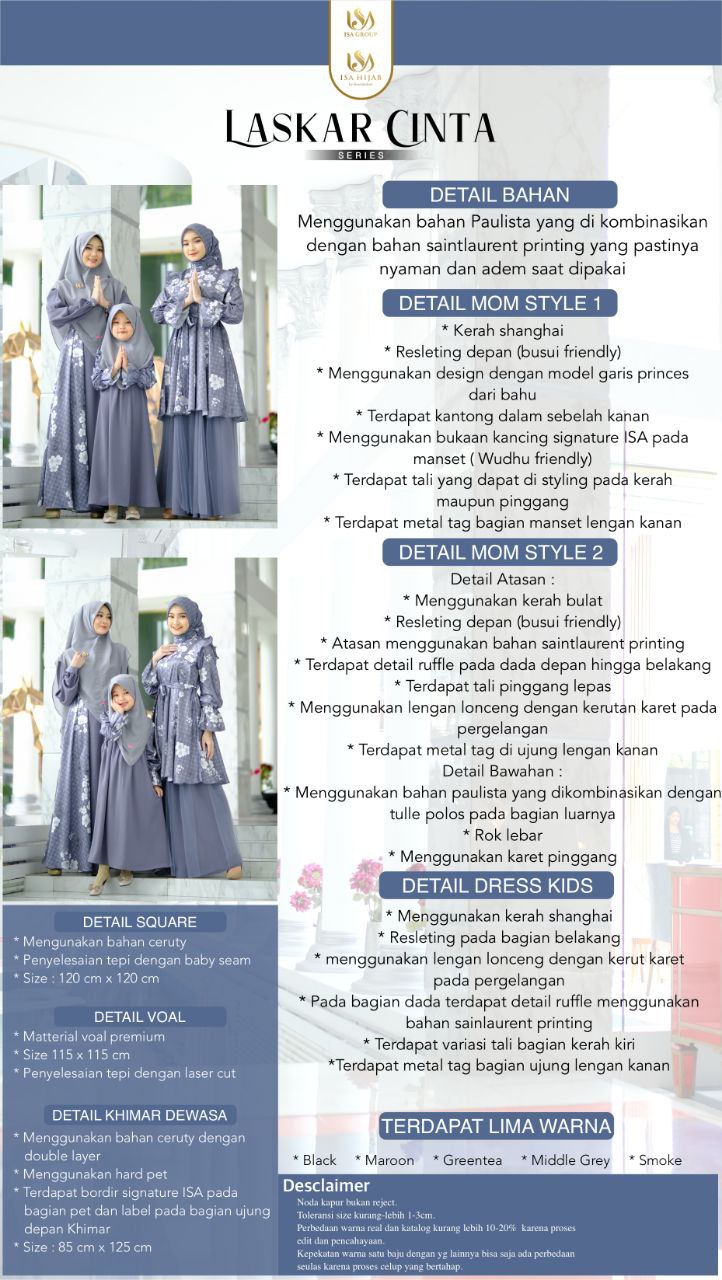 Sarimbit Laskar Cinta by Isa Hijab – Nadhira Store