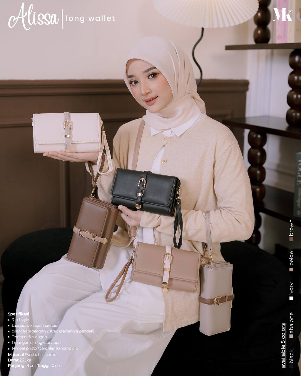 Alissa & Candy wallet by My klambi – Nadhira Store