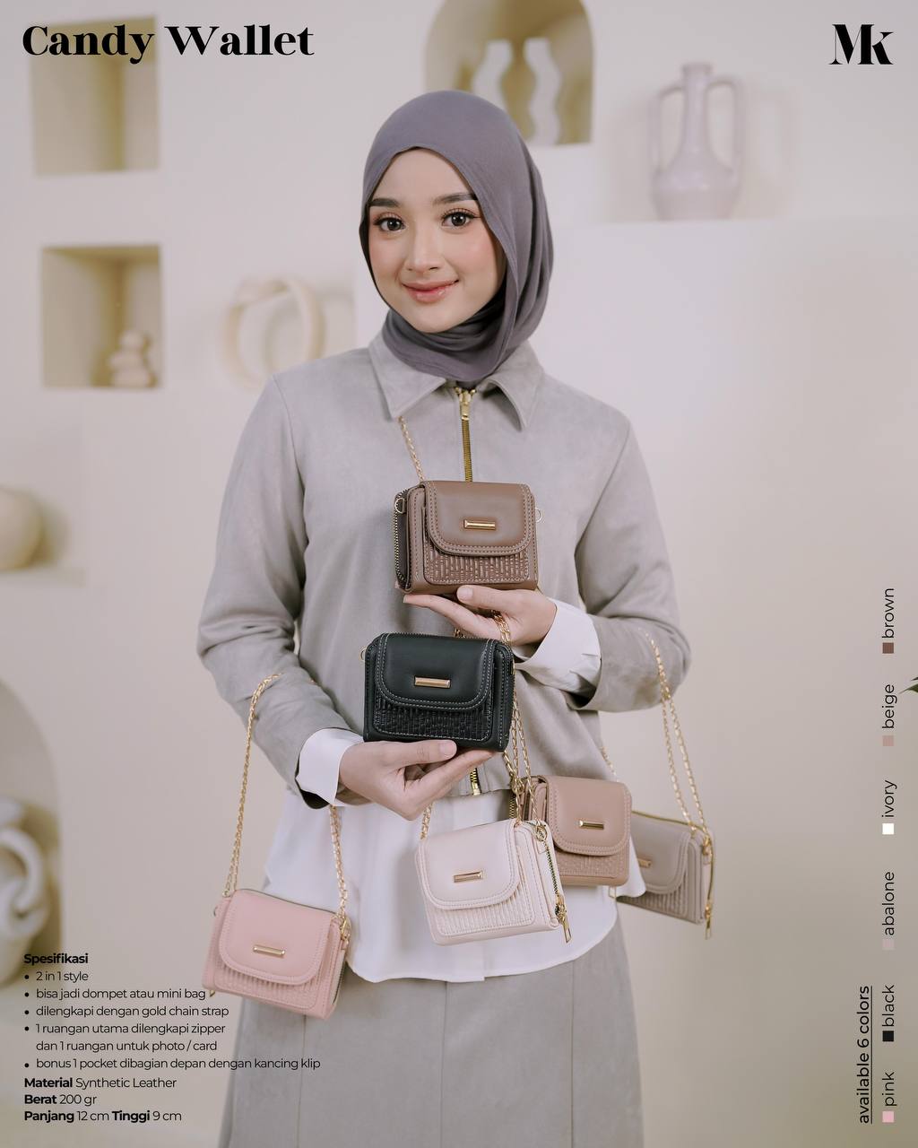 Alissa & Candy wallet by My klambi – Nadhira Store